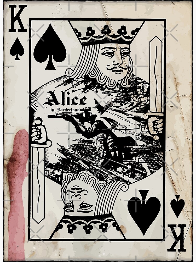 "Alice in Borderland King of Spades" Poster for Sale by PGasbarroneArt ...