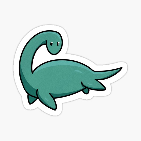 "Cute Nessie" Sticker for Sale by roothebaker | Redbubble