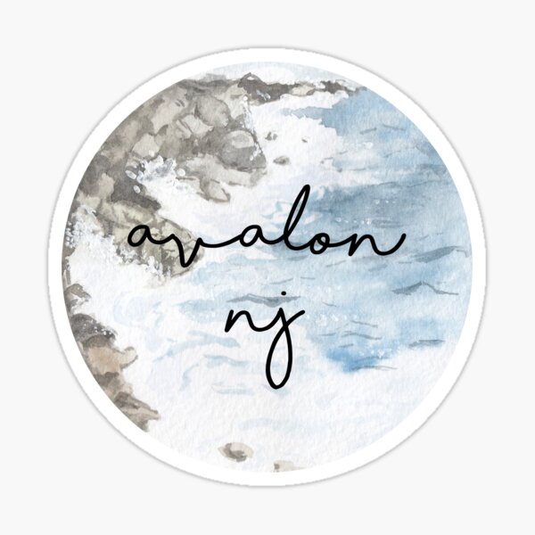 "Avalon" Sticker for Sale by graceemig | Redbubble