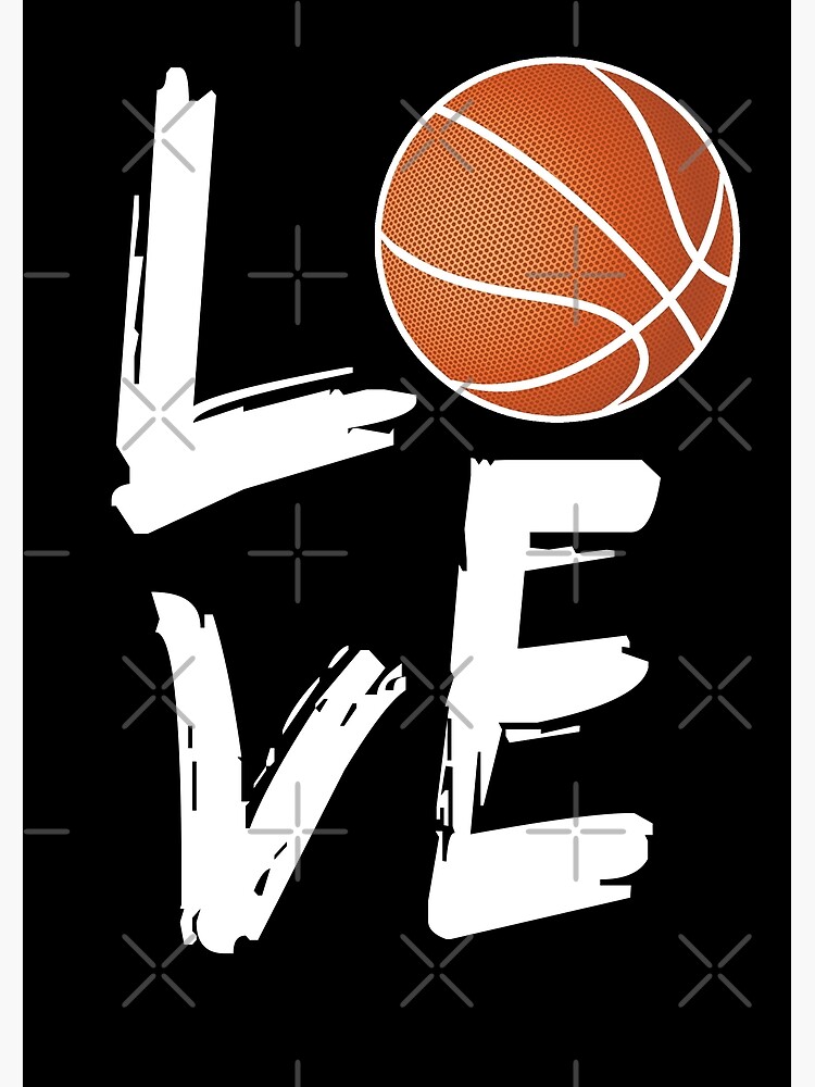 "I love basketball" Art Print for Sale by CORZ | Redbubble