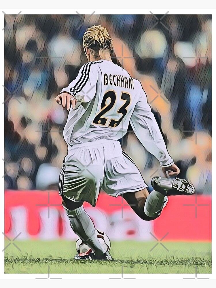 "David Beckham - Real Madrid number 23 " Poster for Sale by footballrb ...