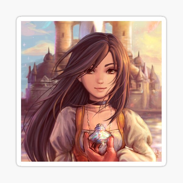 "Final Fantasy 9 - Garnet" Sticker for Sale by Dice9633 | Redbubble
