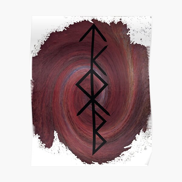 "Runic Sigil for strength, protection, and health" Poster by ...