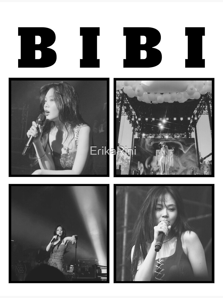 Bibi Concert Poster (White Version) Premium Matte Vertical Poster