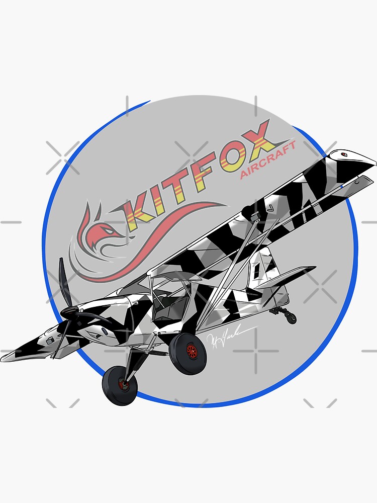 "Kitfox 7 STI" Sticker for Sale by Michael Garber | Redbubble