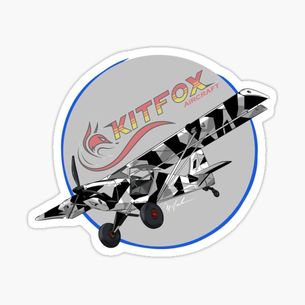 "Kitfox 7 STI" Sticker for Sale by Michael Garber | Redbubble