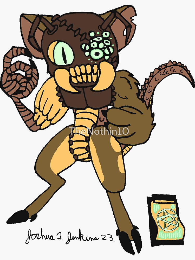 "Inscryption Fan Creature Proto Amalgam" Sticker for Sale by ...