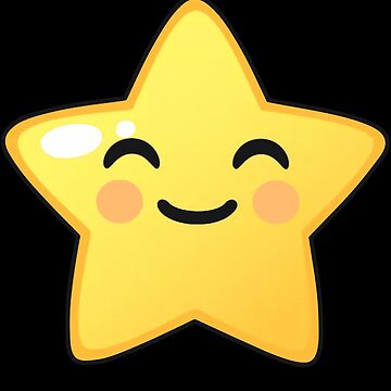 "Happy star" Sticker for Sale by batkev83 | Redbubble