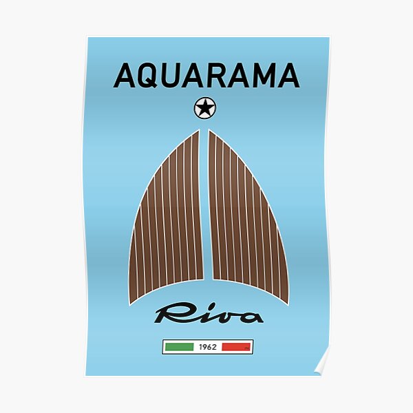 "Riva Aquarama Luxury Yacht Italy Venice" Poster for Sale by PB Mary ...
