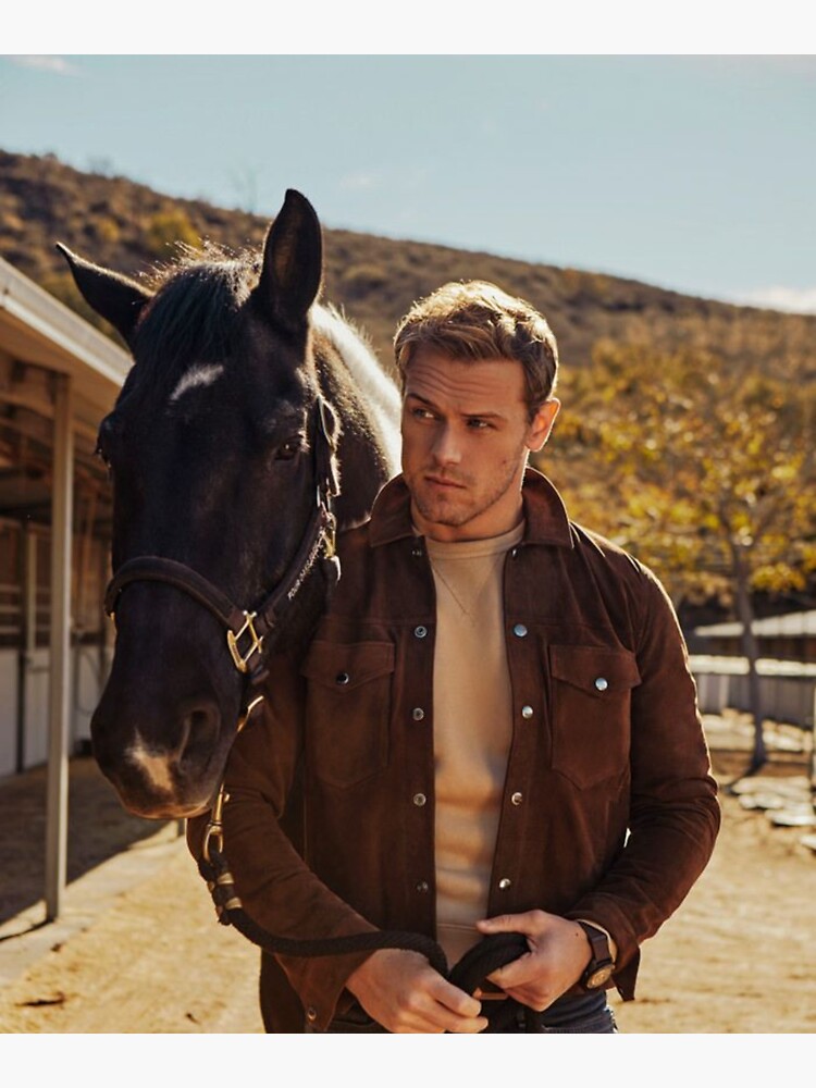 "sam heughan" Sticker by WALIDIYA | Redbubble