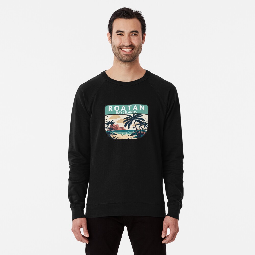 "Roatán Honduras Retro Emblem" Sticker for Sale by KrisSidDesigns ...