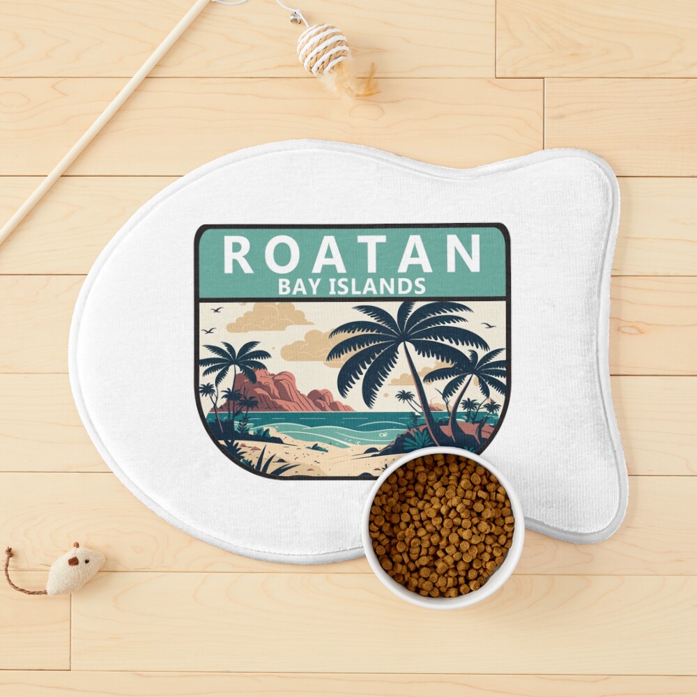 "Roatán Honduras Retro Emblem" Sticker for Sale by KrisSidDesigns ...