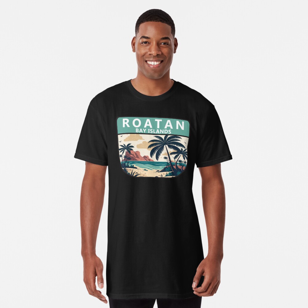 "Roatán Honduras Retro Emblem" Sticker for Sale by KrisSidDesigns ...