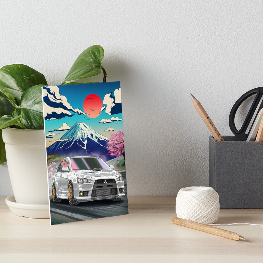 "JDM Mitsubishi Lancer Evolution X" Poster for Sale by Navin Guyvit ...