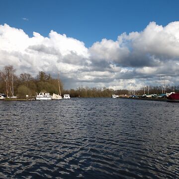 "Barton Turf on the Norfolk Broads Poster" Greeting Card for Sale by ...