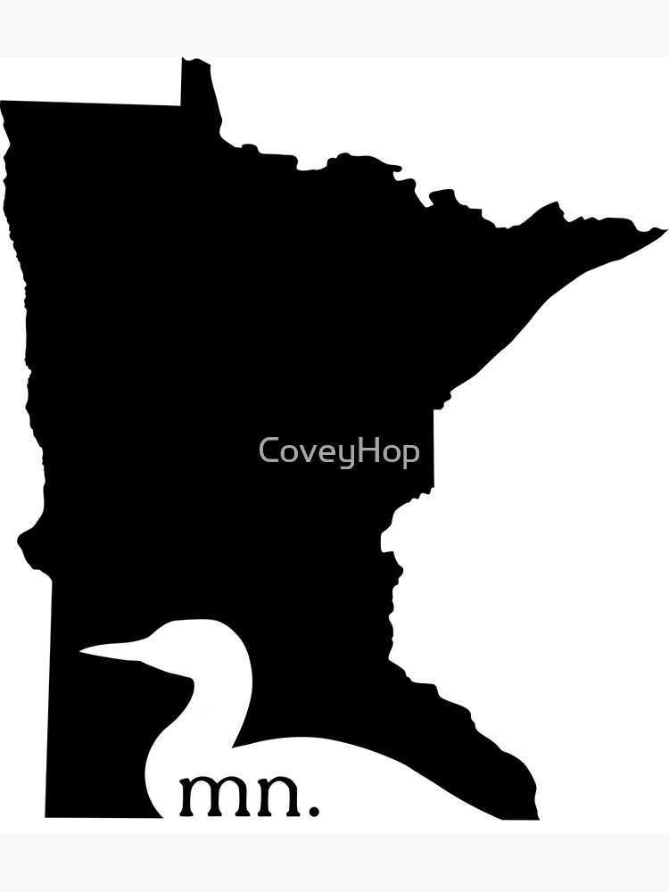 "Minnesota Loon" Poster for Sale by CoveyHop | Redbubble