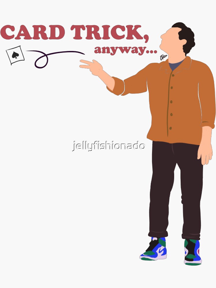 "Card Trick" Sticker for Sale by jellyfishionado | Redbubble