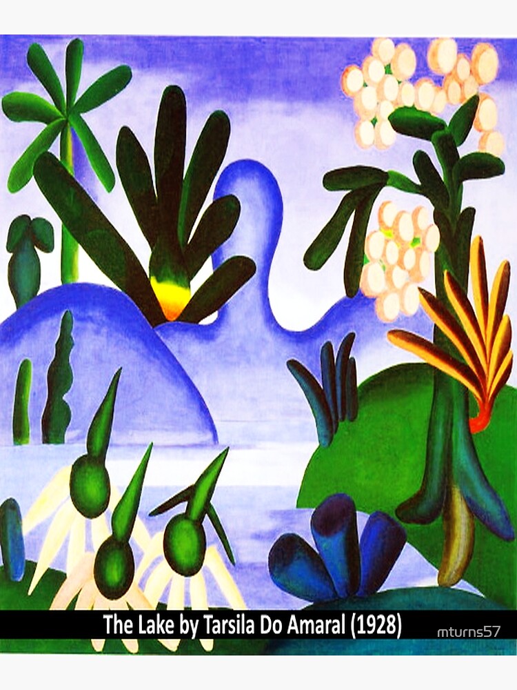 Modernist art: The Lake by Tarsila Do Amaral (1928) Premium Matte Vertical Poster sold by ...