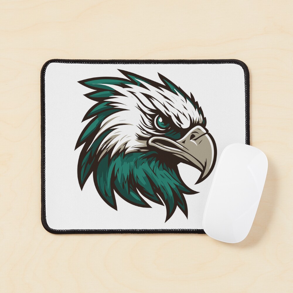 "Philadelphia Eagles Illustration of the Eagle in Team Colors" Sticker ...