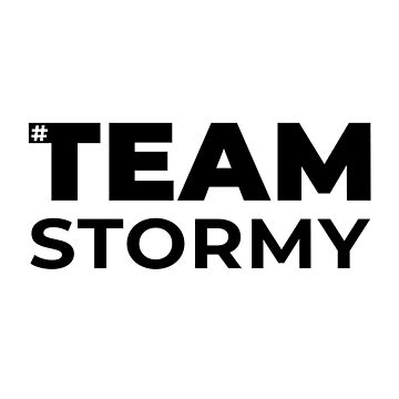 "Team Stormy" Sticker for Sale by Annpyon | Redbubble