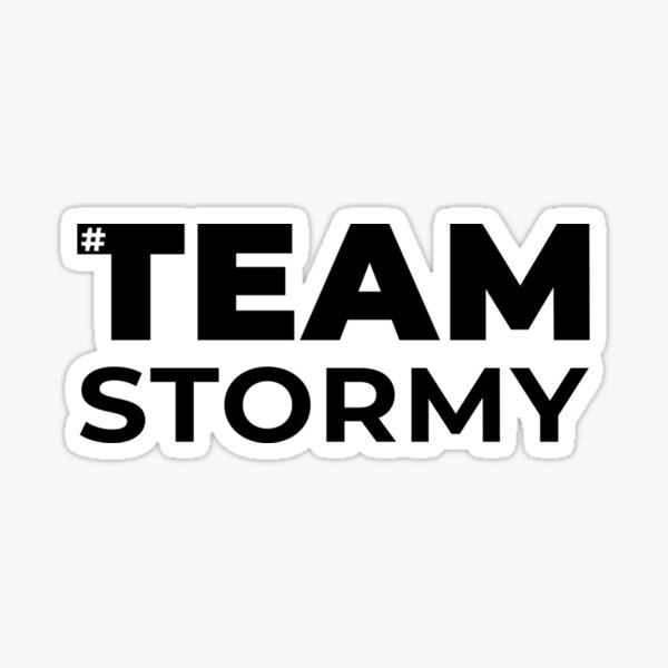 "Team Stormy" Sticker for Sale by Annpyon | Redbubble