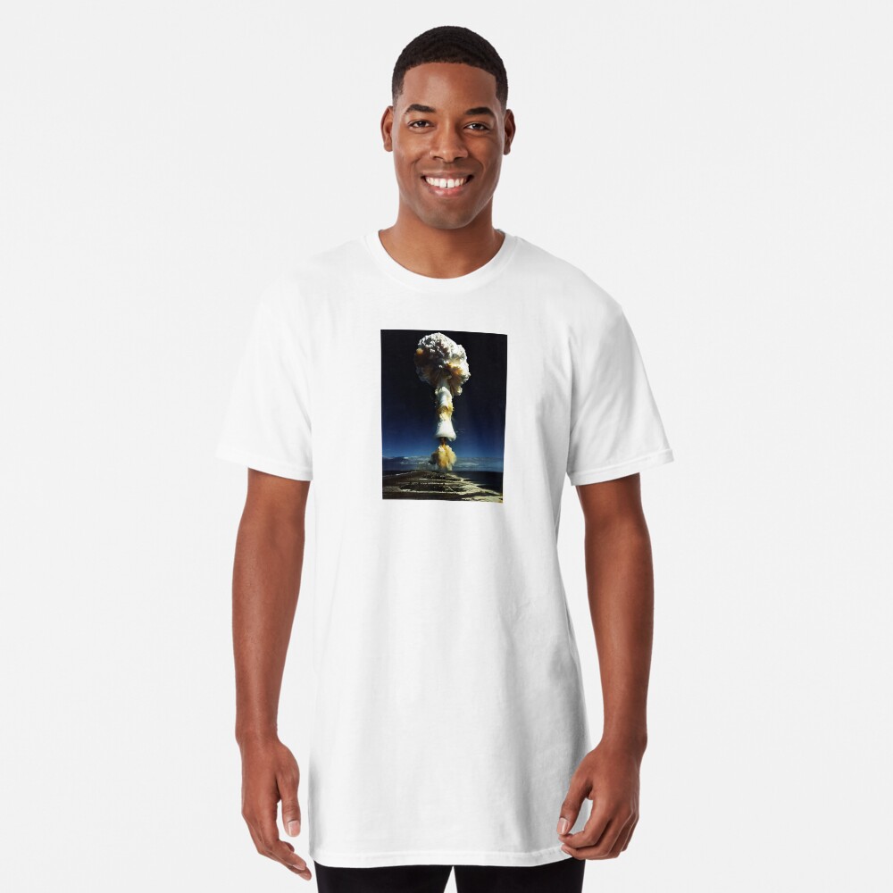 "Mushroom Cloud French Nuclear Bomb Test LICORNE, 1970" Poster for Sale ...