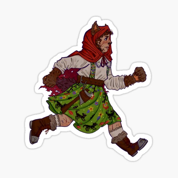 "Neverafter Ylfa Snorgesson" Sticker for Sale by LJS-Art | Redbubble