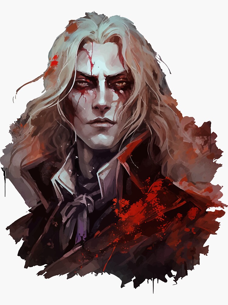 "Alucard" Sticker for Sale by krabbaraban | Redbubble