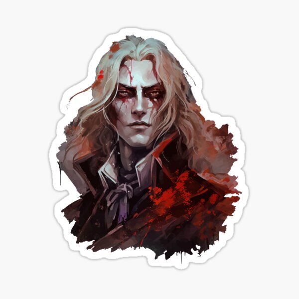 "Alucard" Sticker for Sale by krabbaraban | Redbubble