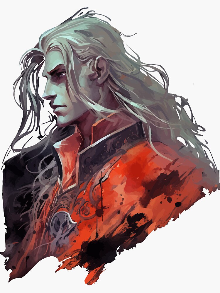 "Alucard" Sticker for Sale by krabbaraban | Redbubble