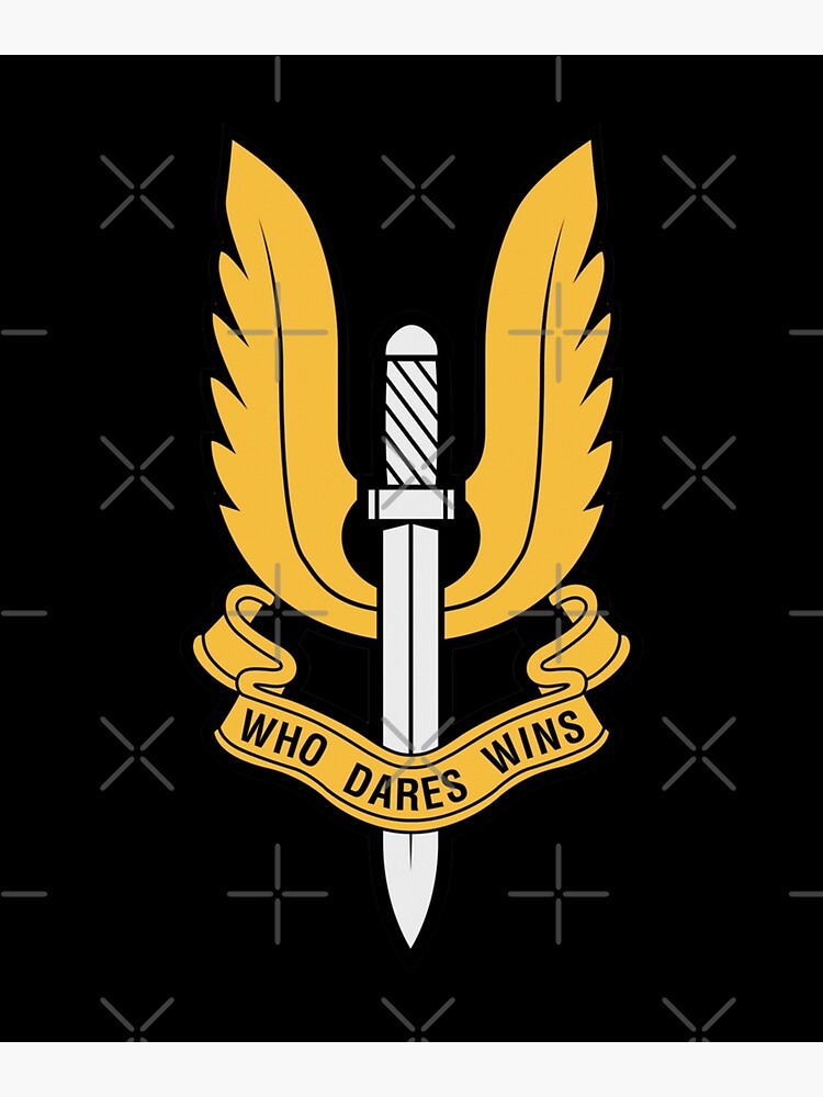British Sas Poster For Sale By Yogagear Redbubble
