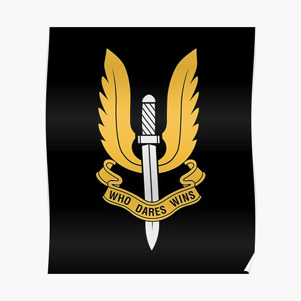 "British SAS" Poster for Sale by YogaGear | Redbubble