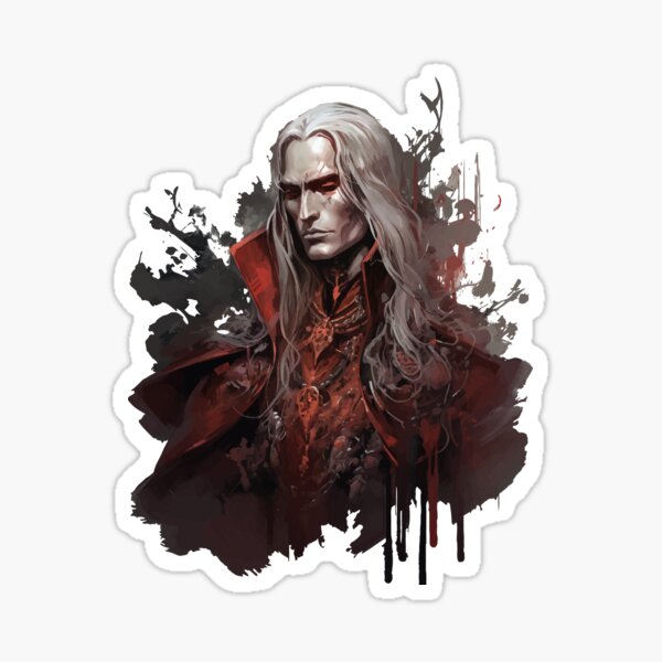 "Alucard" Sticker for Sale by krabbaraban | Redbubble