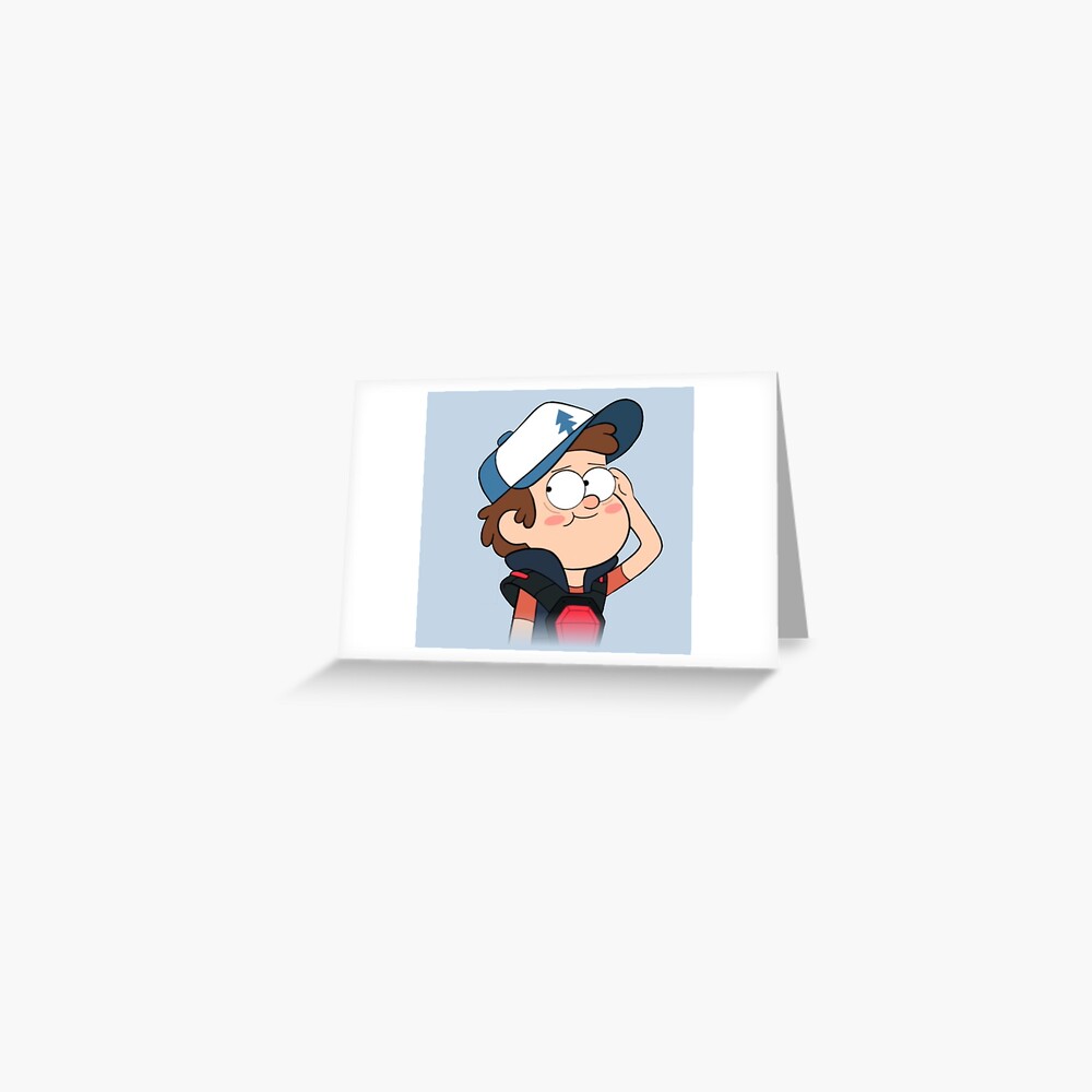 "Dipper Pines - Gravity Falls" Greeting Card by dippersgirl | Redbubble