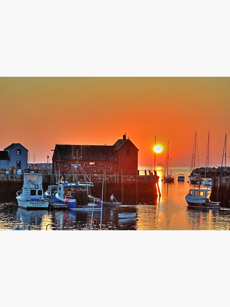 "The sun rising by motif number 1 in Rockport MA" Art Print by ...