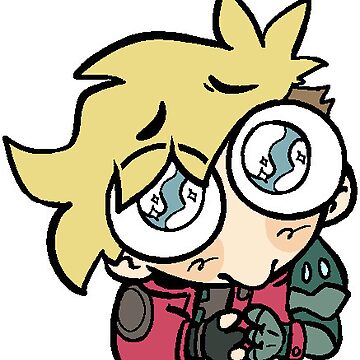 "Vash Stampede Baby Eyes" Sticker for Sale by peepongos | Redbubble
