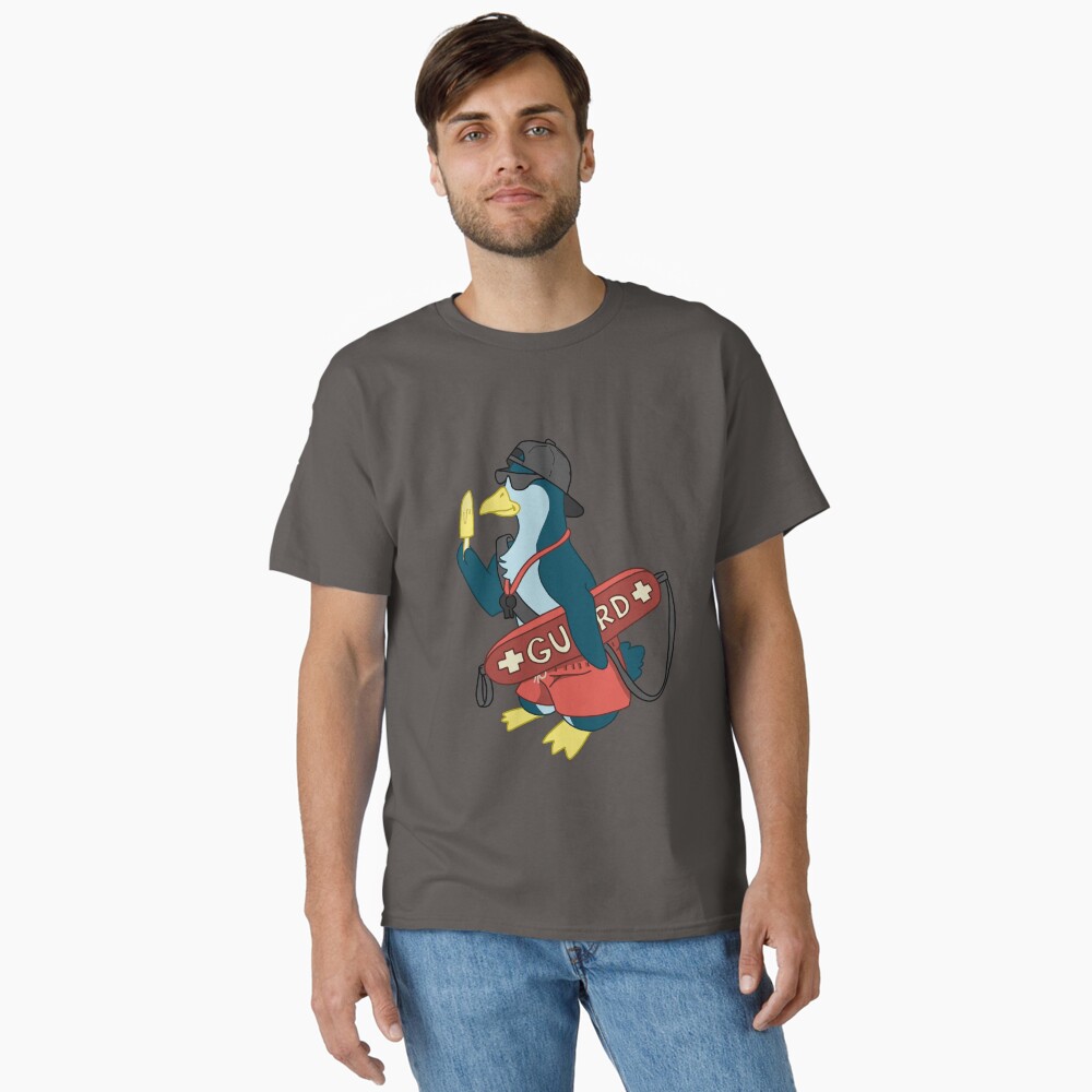 "Lifeguard Penguin" Sticker for Sale by rhi-designs | Redbubble