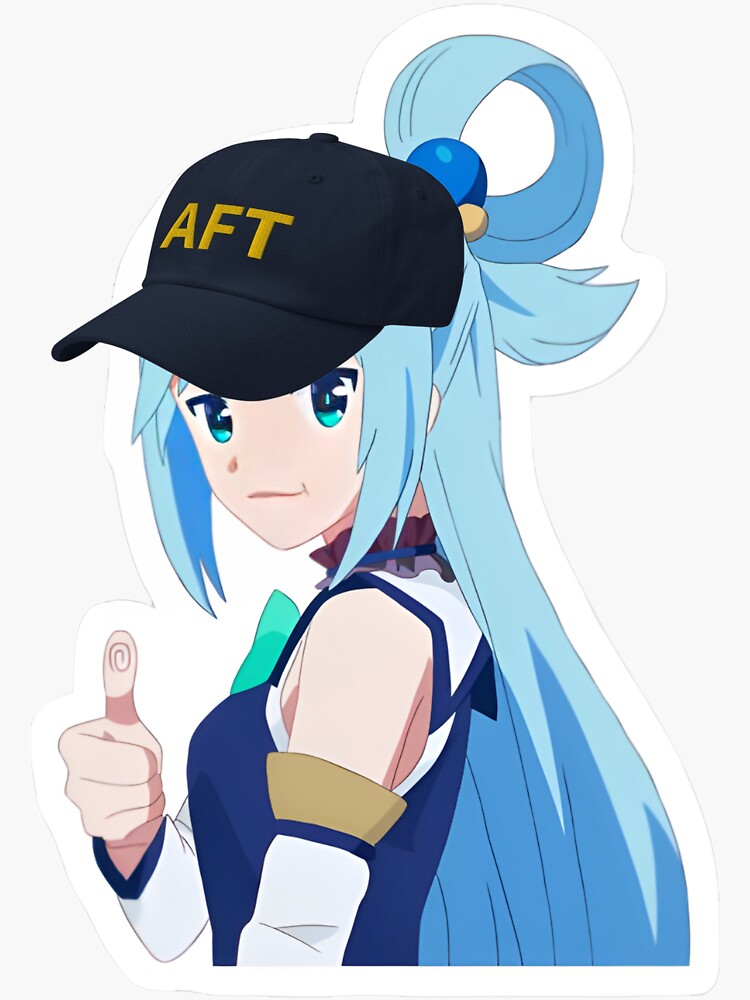 "AFT Aqua" Sticker for Sale by ValkaRath | Redbubble