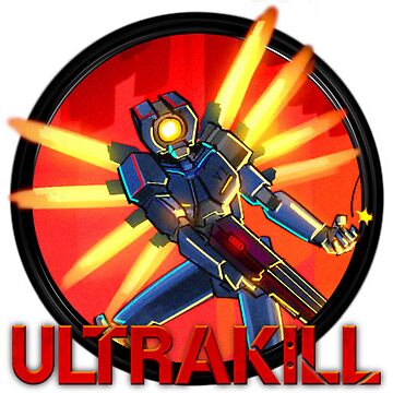 "v1 Ultrakill" Sticker for Sale by TENKOMORI | Redbubble