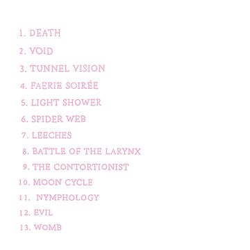 "Portals Track List" Sticker for Sale by ShardedGlass | Redbubble