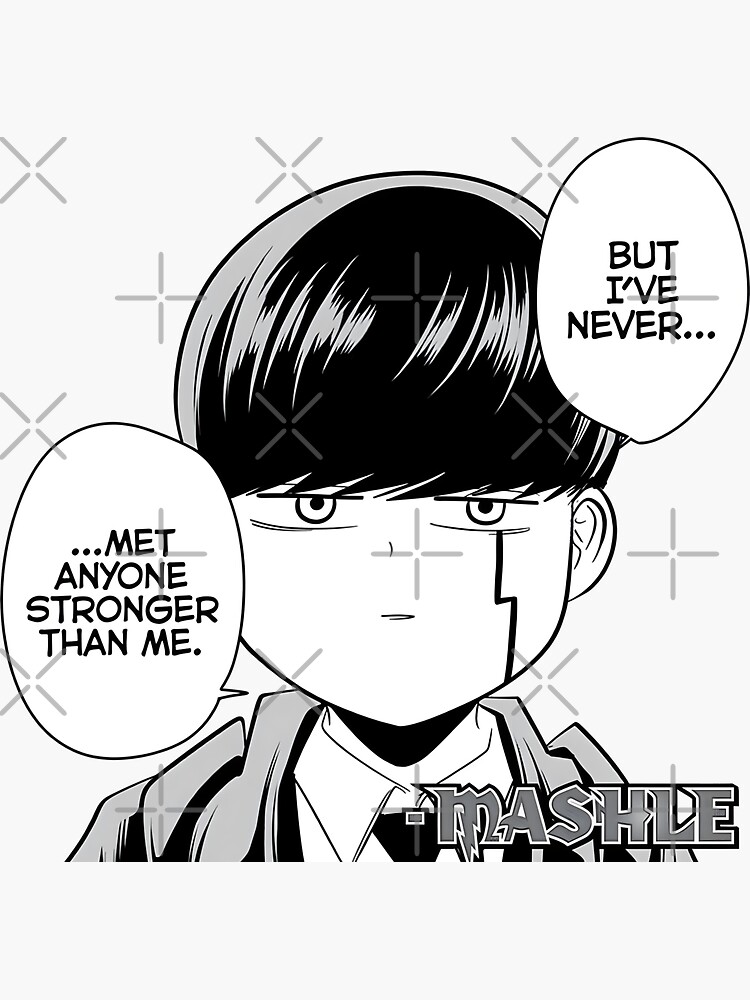 "Mashle Mash Burnedead ." Sticker for Sale by CoconutWater10 | Redbubble