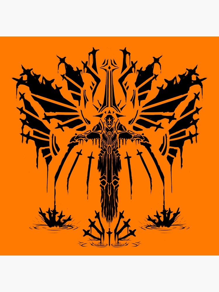 "Ultrakill Gabriel act 2" Sticker for Sale by TENKOMORI | Redbubble