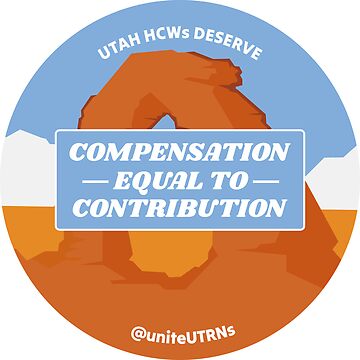 "COMPENSATION EQUAL TO CONTRIBUTION" Sticker for Sale by the-Frontline ...