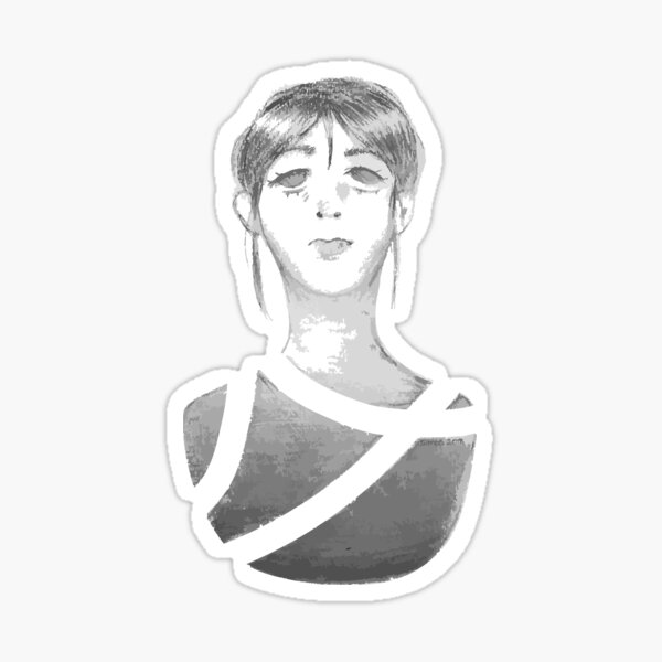 "( chained )" Sticker for Sale by kuorra | Redbubble