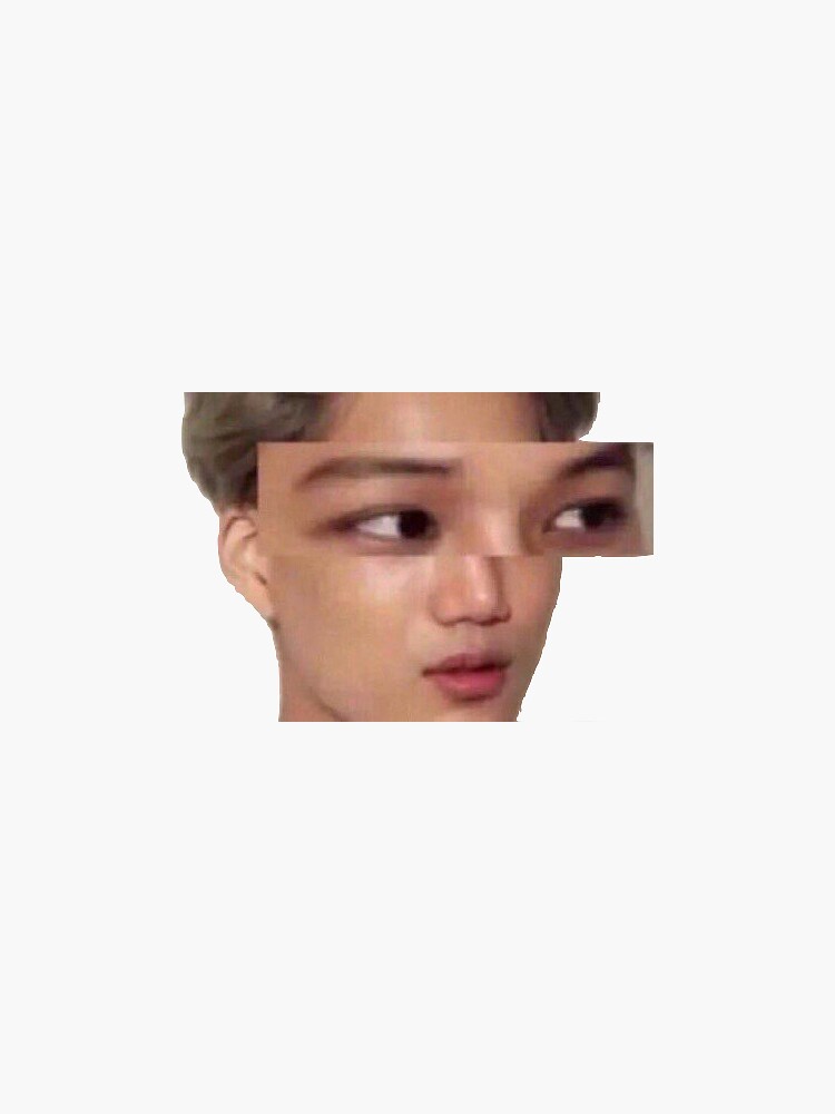 "Kai Meme- EXO" Sticker for Sale by emanie | Redbubble