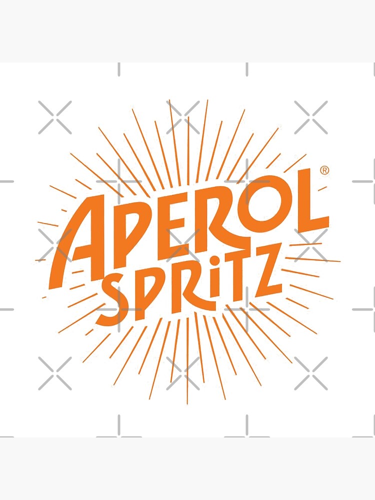 "Aperol Spritz Logo" Throw Pillow for Sale by pangotlandep | Redbubble
