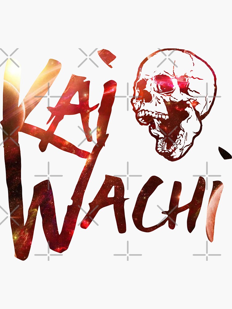 "Kai Skull Team Wachi 2" Sticker for Sale by ConvergeInk | Redbubble