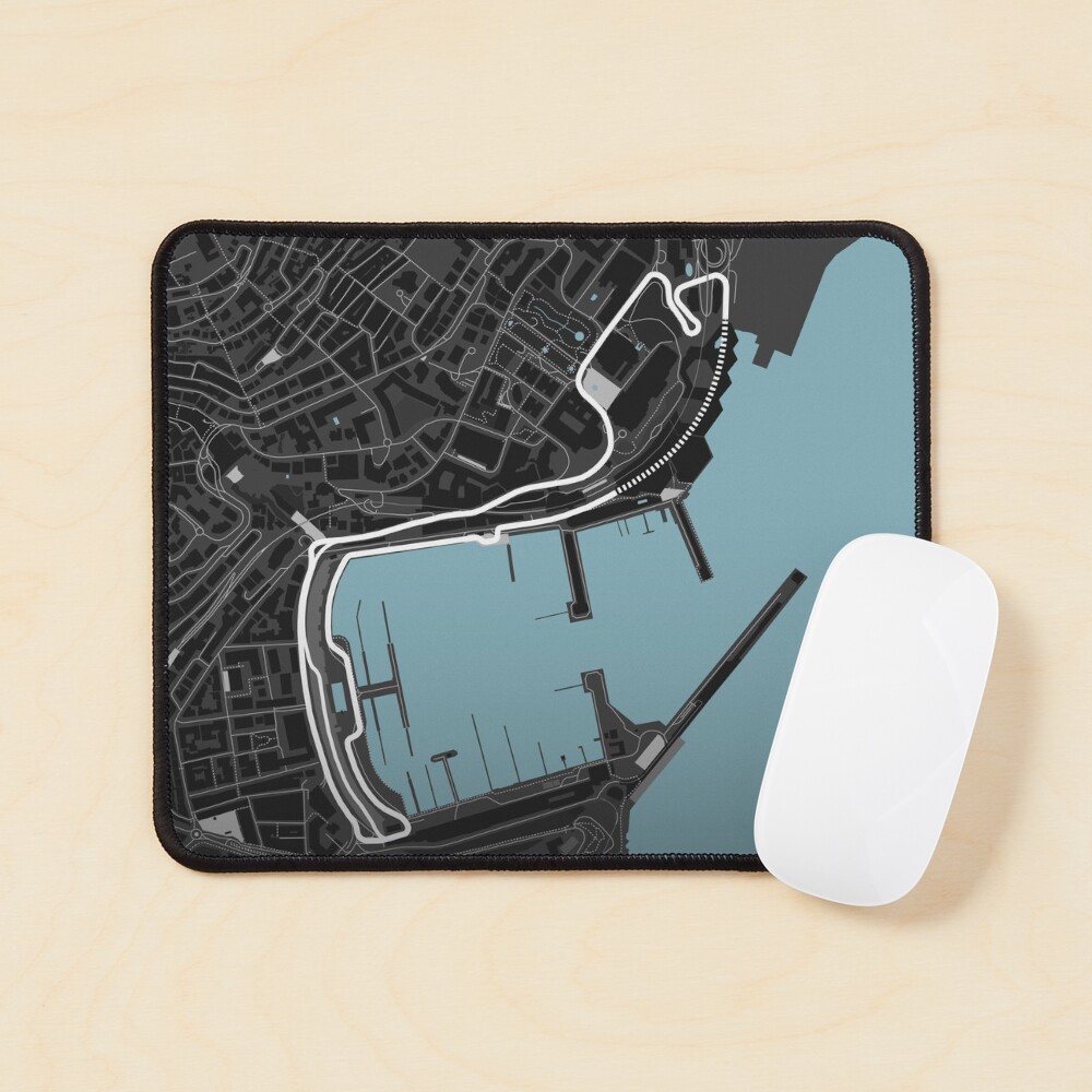 "Monaco Grand Prix | Formula 1 Prints | Track Map Poster | Gifts For ...