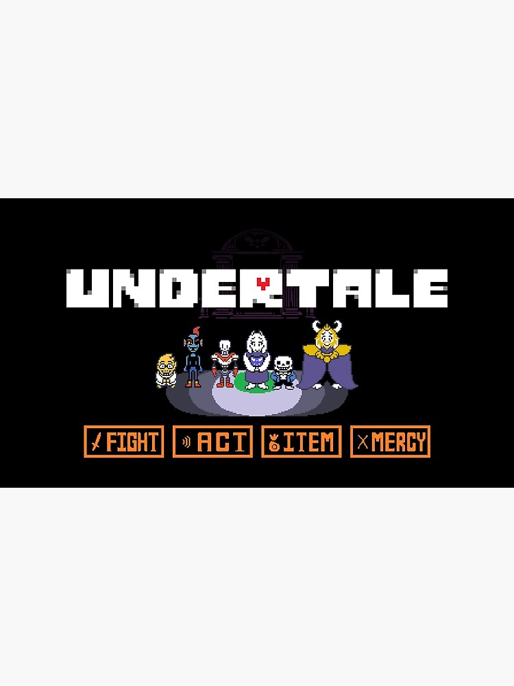 "Undertale menu" Poster by Kazama556 | Redbubble
