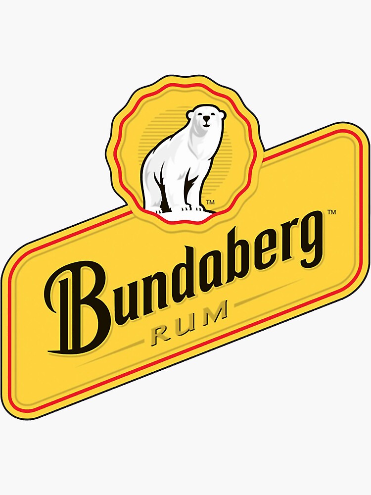 "Bundaberg Ultimate Rum brewery traditional logo2" Sticker for Sale by ...